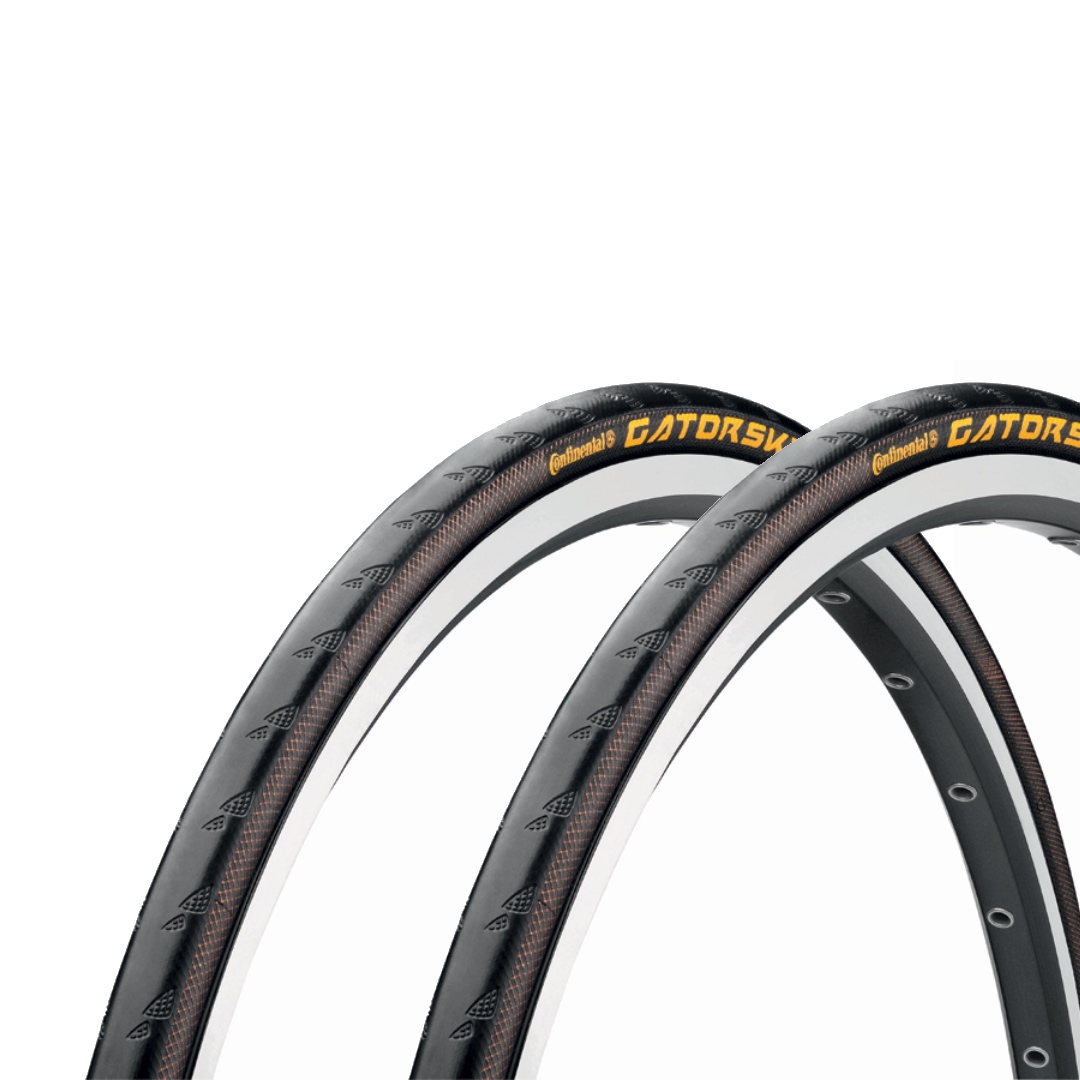 Continental GatorSkin 700 x 23c Road Bike Tyres + Optional Tubes ...